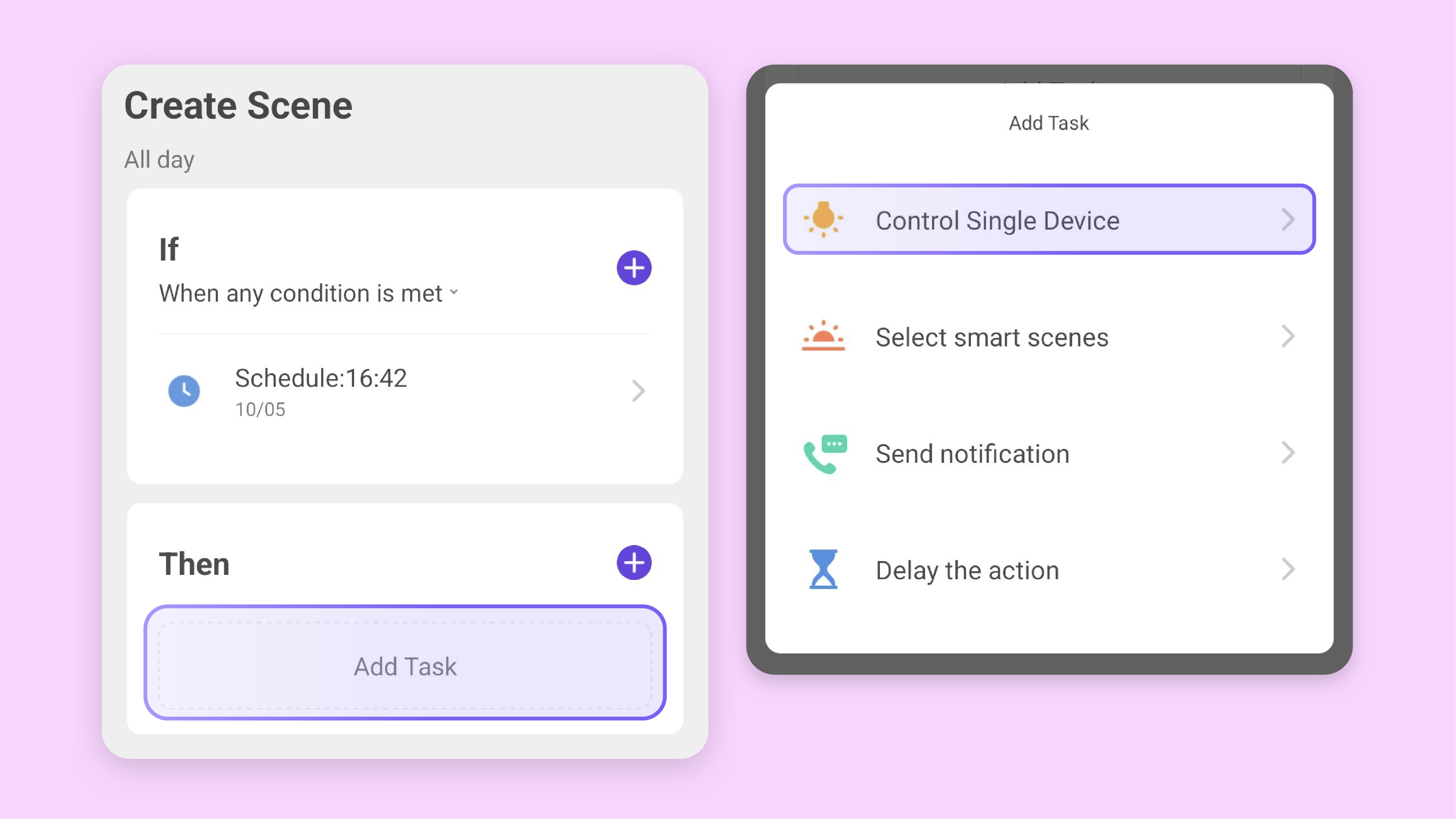 Seamless Smart Scenes - IoT Automation redefined.