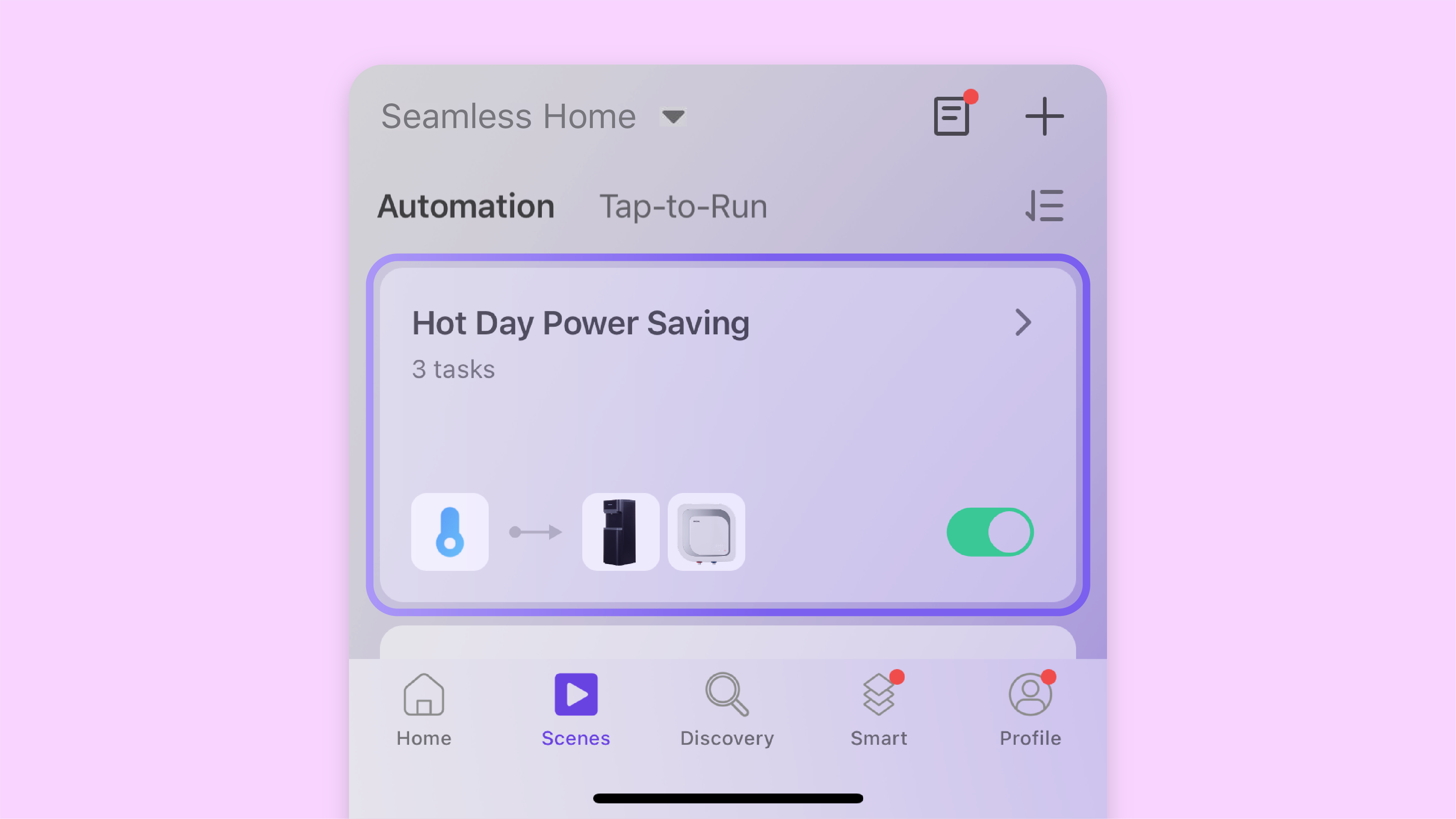Seamless Smart Scenes - IoT Automation redefined.