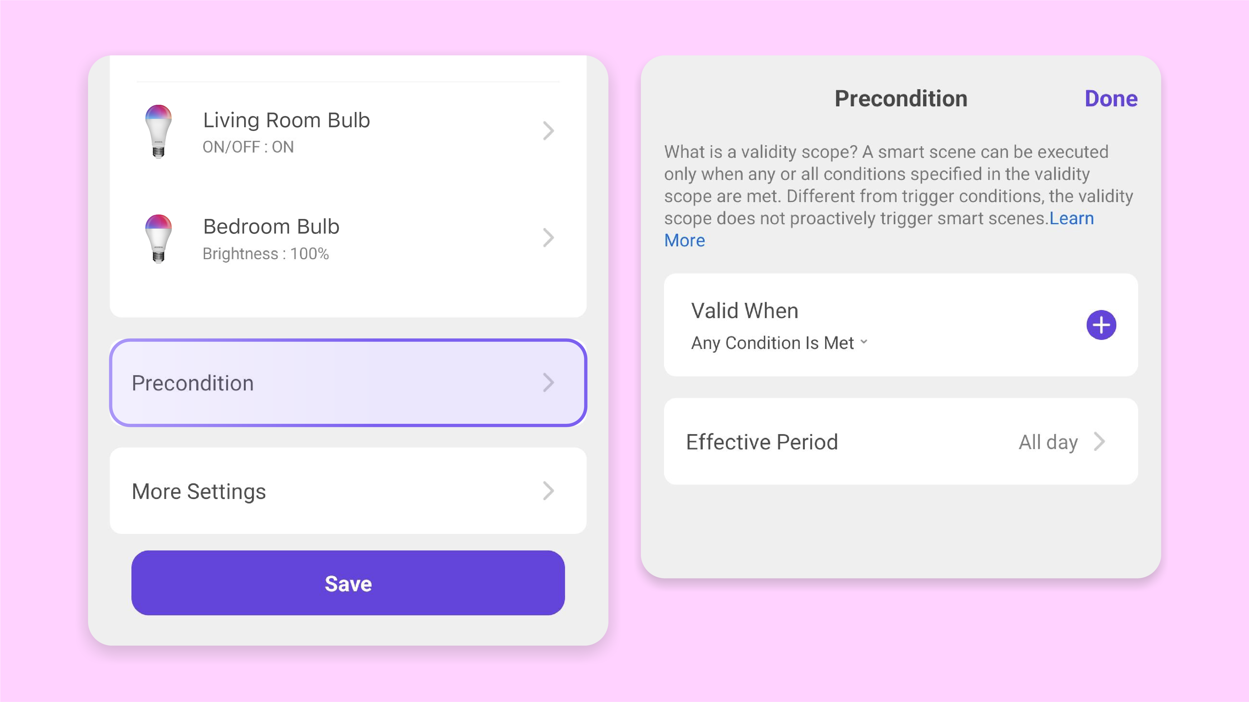 Seamless Smart Scenes - IoT Automation redefined.